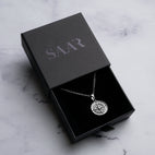 Apollo - Men's Silver Travel Compass Pendant Necklace | SAAR CO