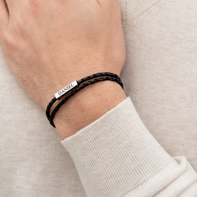 Philip - Black - Men's bracelets - Saar Co