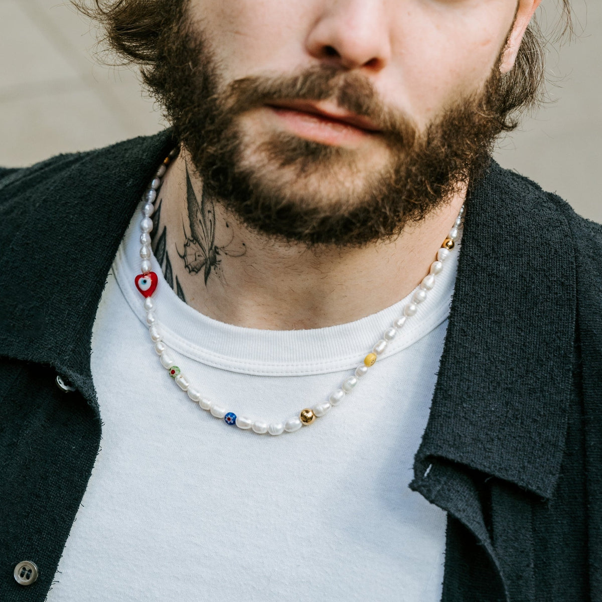 Tim | Men's Pearl Necklace Melbourne Australia