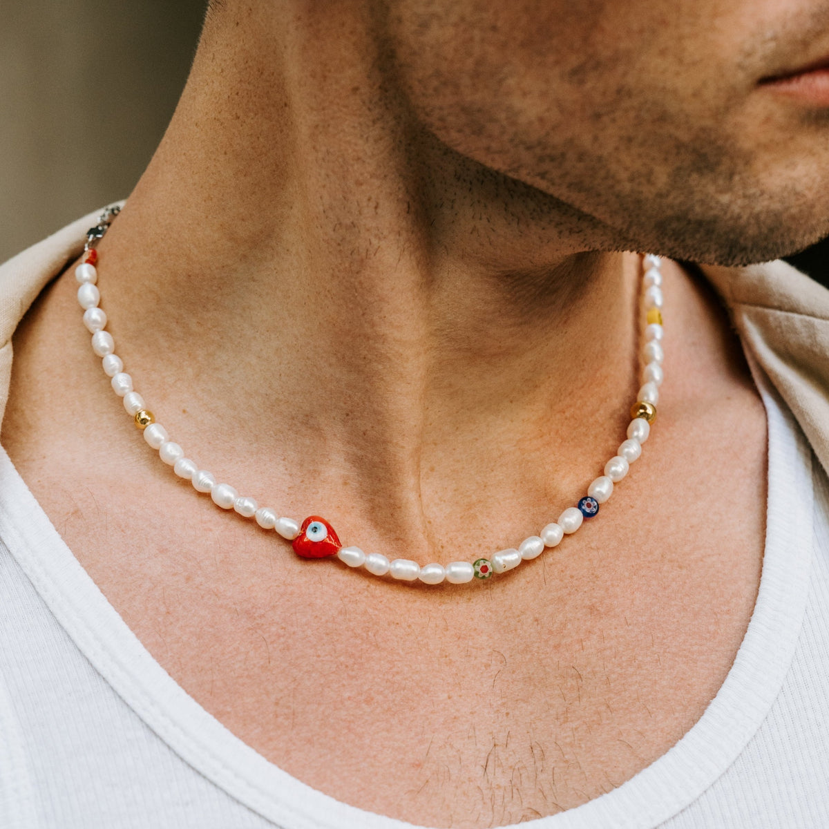 Tim | Men's Pearl Necklace Melbourne Australia