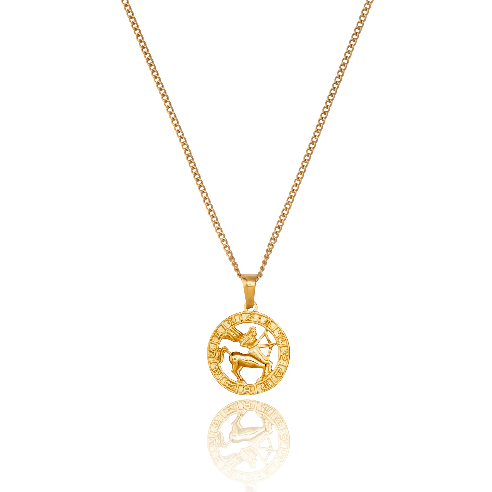 Sagittarius - Gold - Men's Necklaces - Saar Co