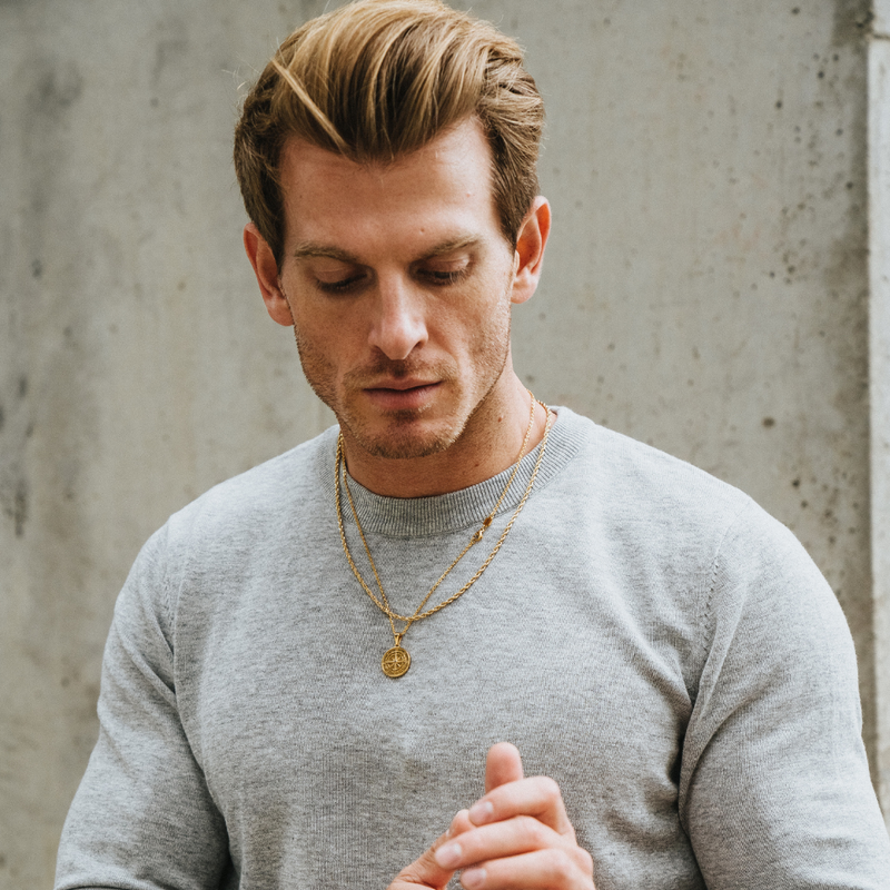 James Set Gold - Engraving | Men's Necklaces